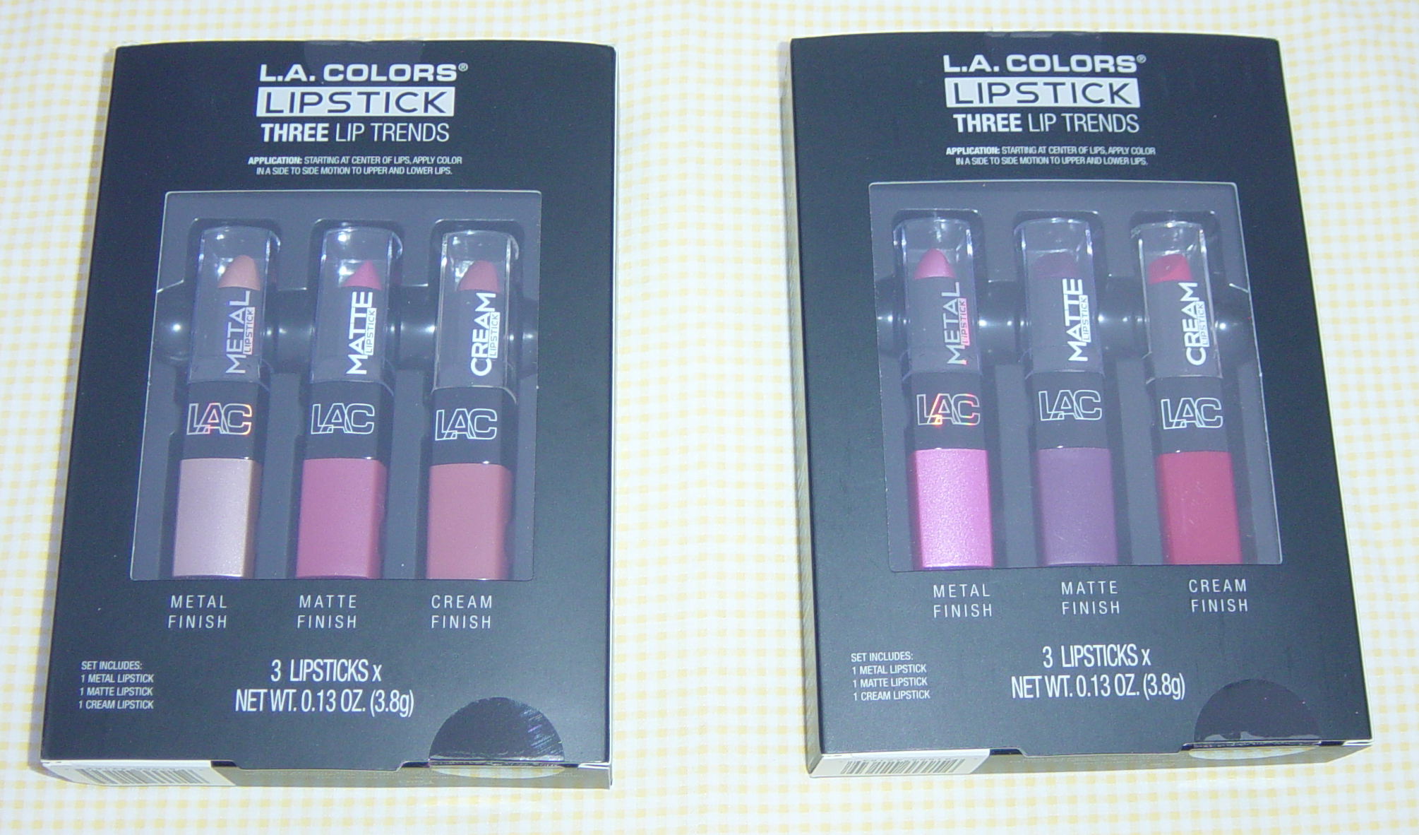 Review: L.A. Colors “Three Lip Trends” lipstick gift sets – LOTR silliness